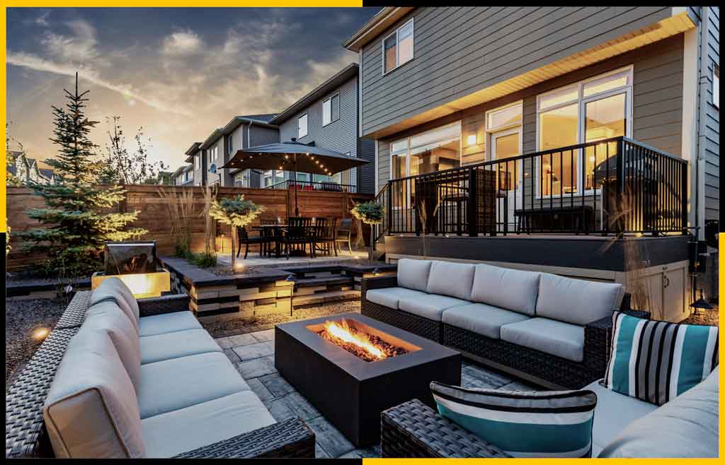 Low Maintenance Front Yard landscaping in Calgary